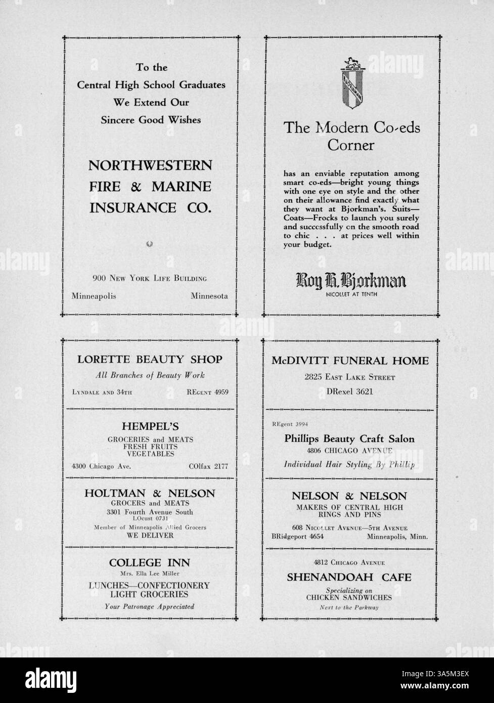 The 1937 'Centralian' yearbook from Central High School captures the ...