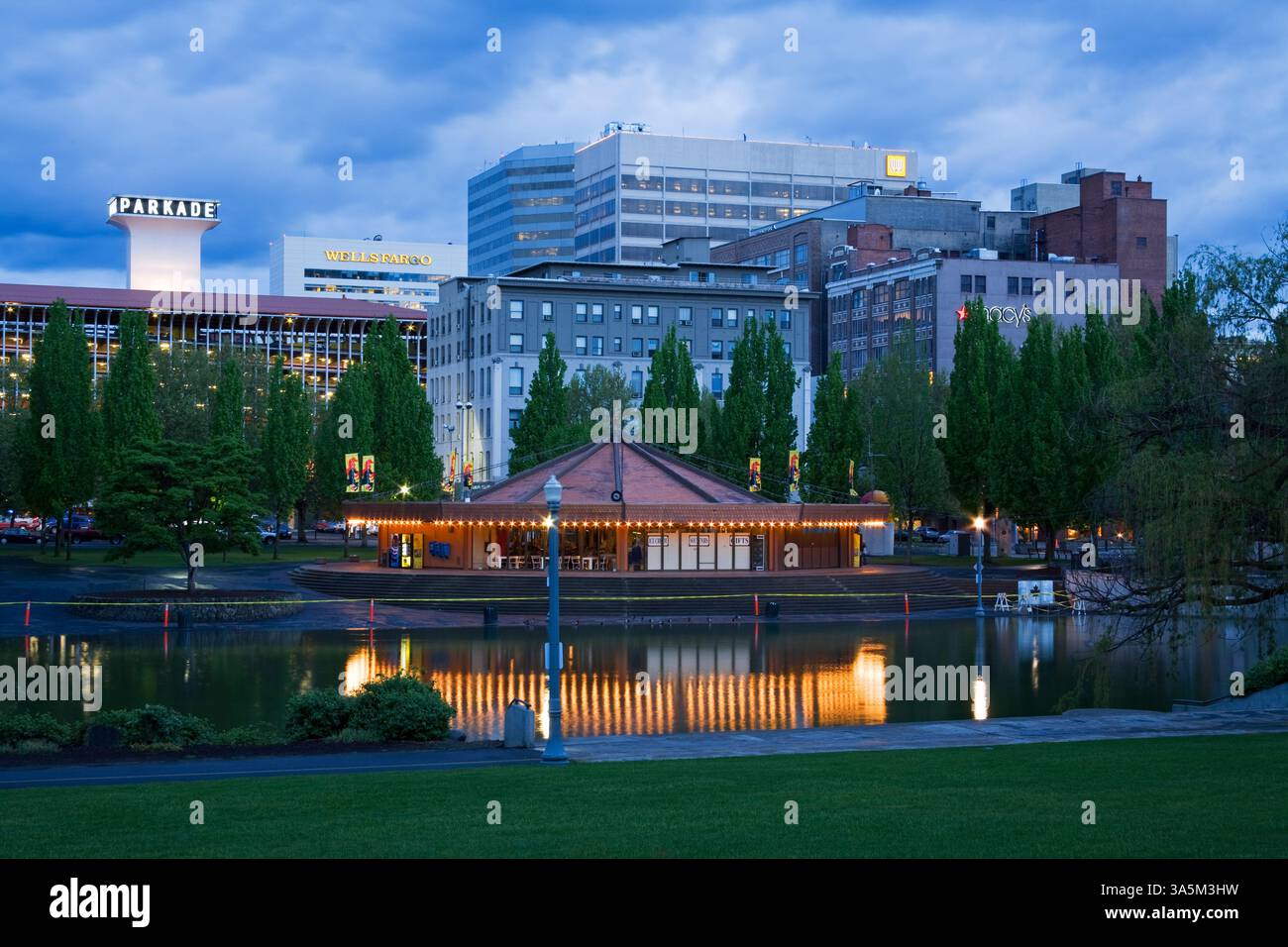 1909 Looff Carousel, Riverfront Park, Spokane, Washington State, USA ...