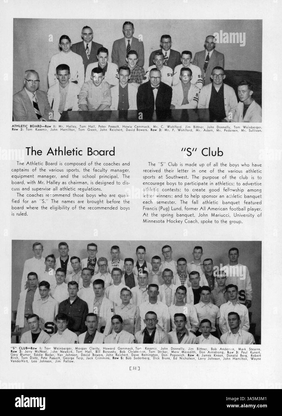 Yearbook from southwest high school highlights the significant school ...