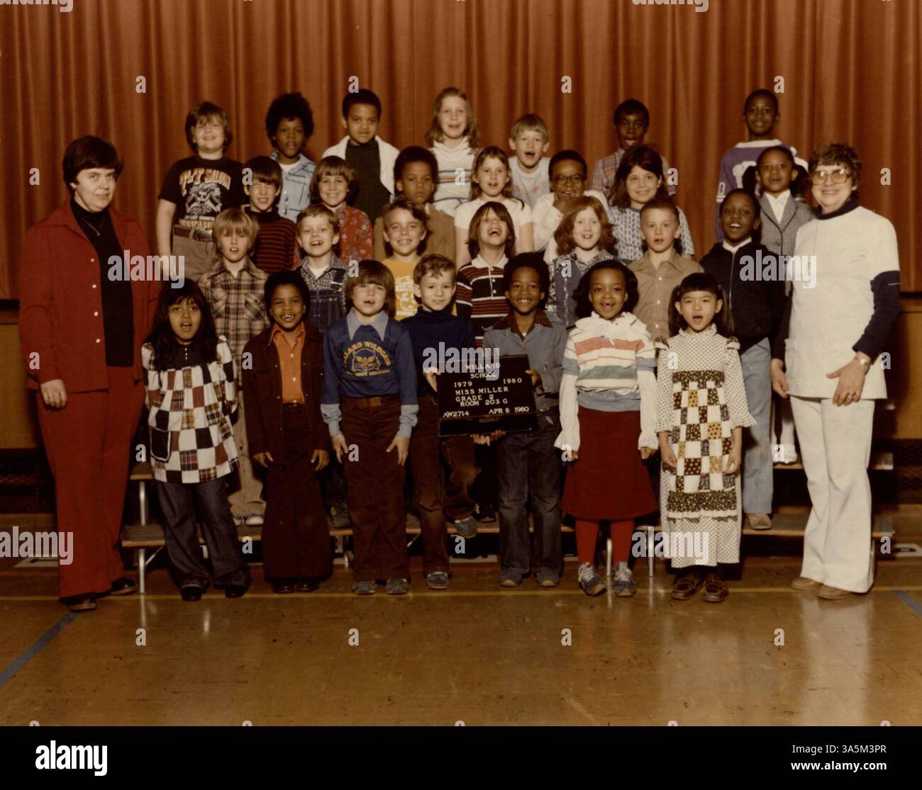 Class photos from the 1979-1980 Willard Elementary Yearbook document ...