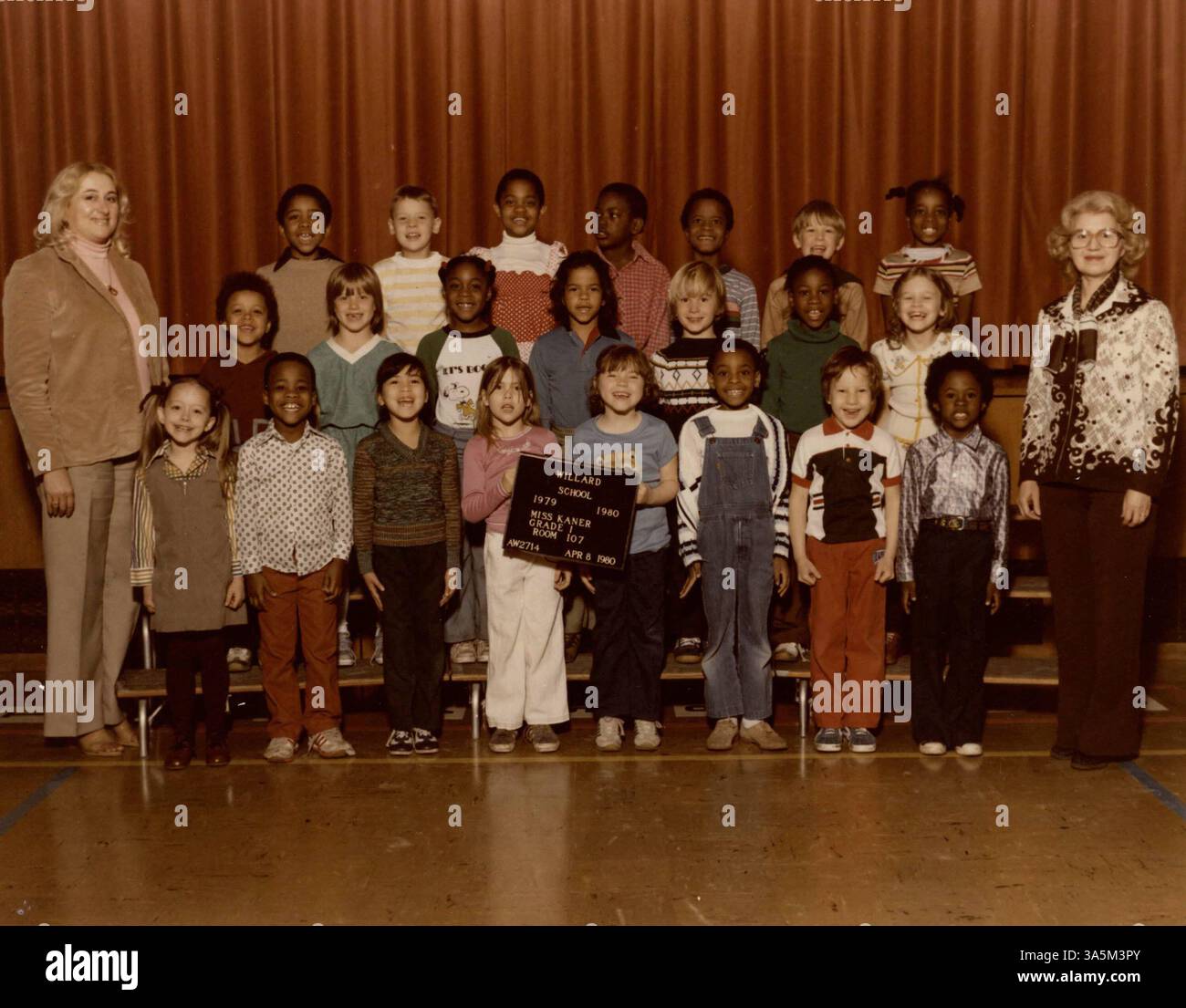 The 1980 Willard Elementary Yearbook displays class photos from the ...