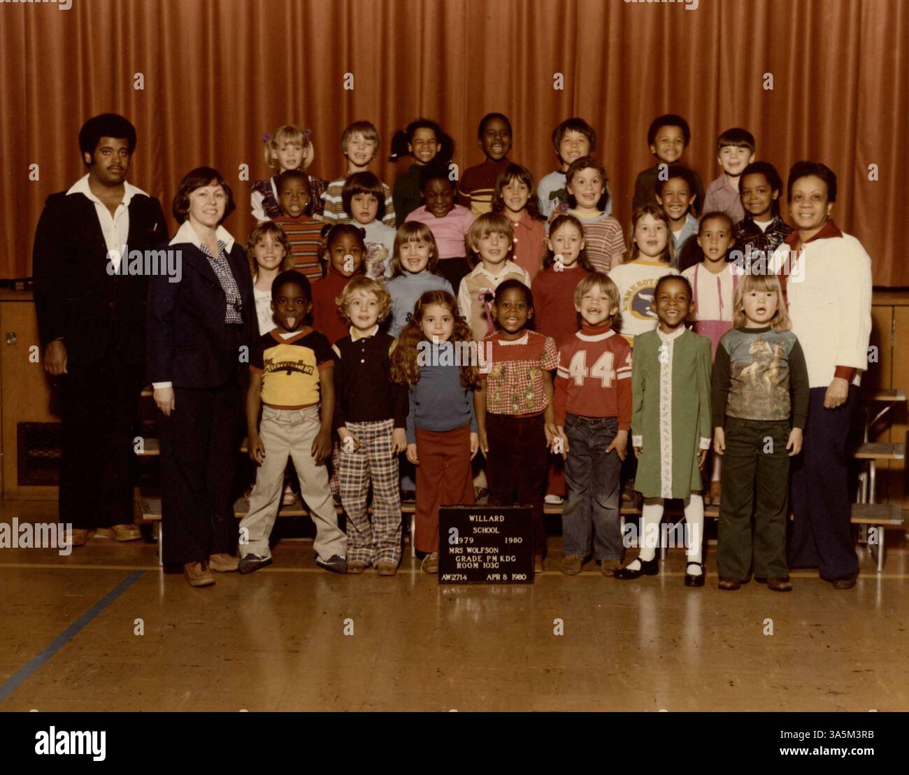 The 1980 Willard Elementary Yearbook showcases class photos from the ...