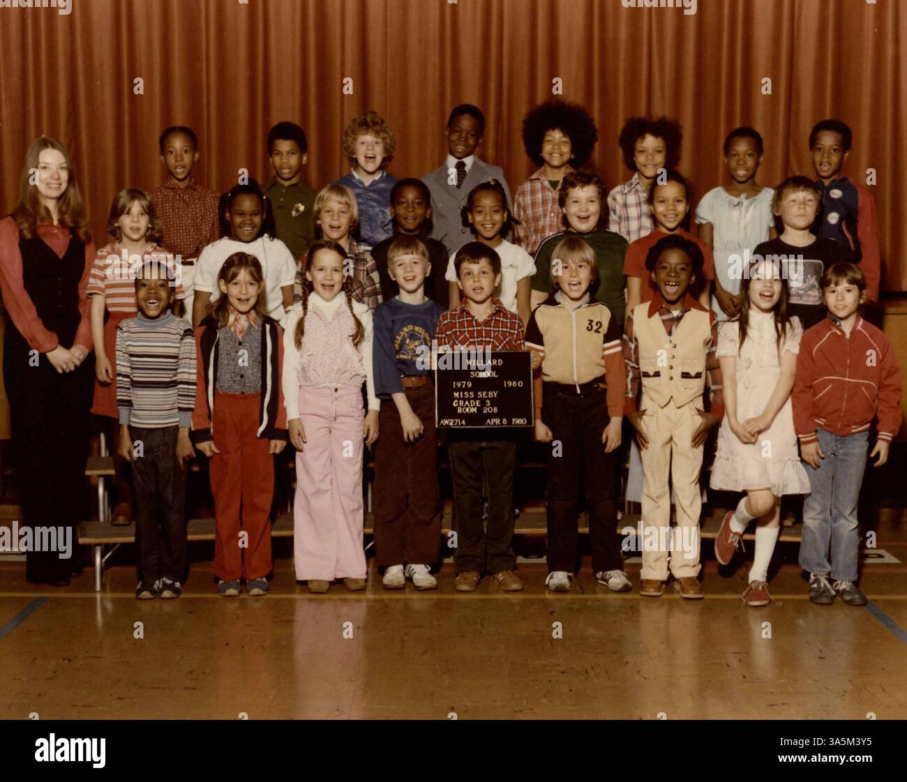 The 1980 Willard Elementary Yearbook captures class photos from the ...