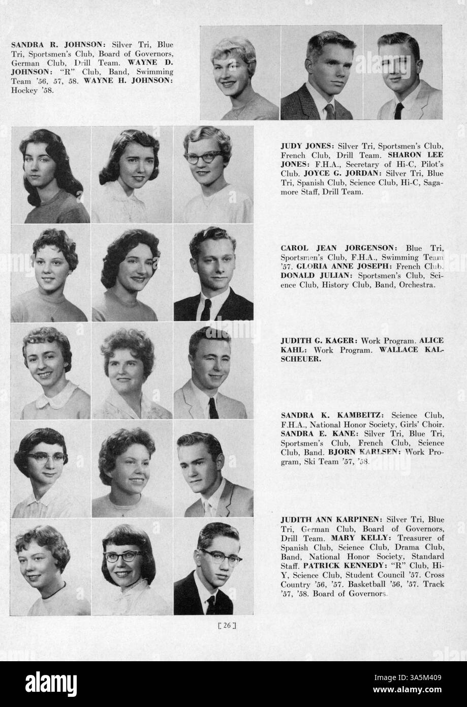 59 documents the 1958 1959 school year at roosevelt high school hi-res ...