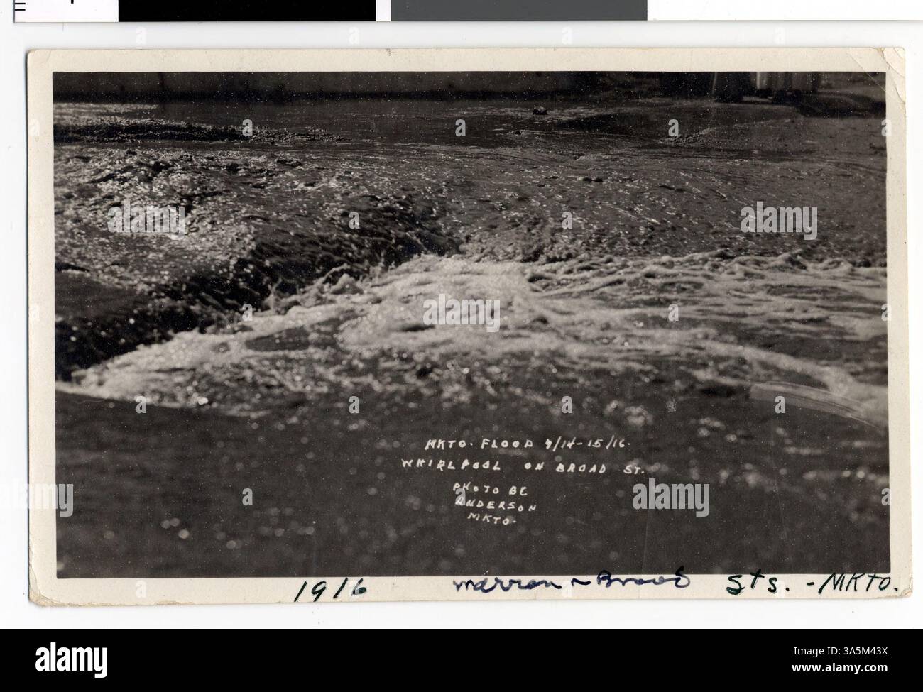 A scene of flooding on Broad Street in Mankato, Minnesota, from the ...