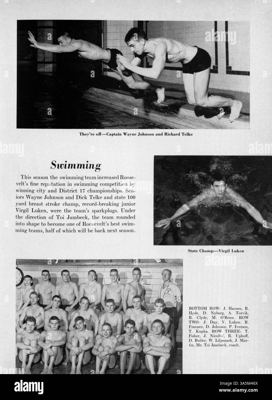 The 'Sagamore' yearbook of 1959 from Roosevelt High School showcases ...
