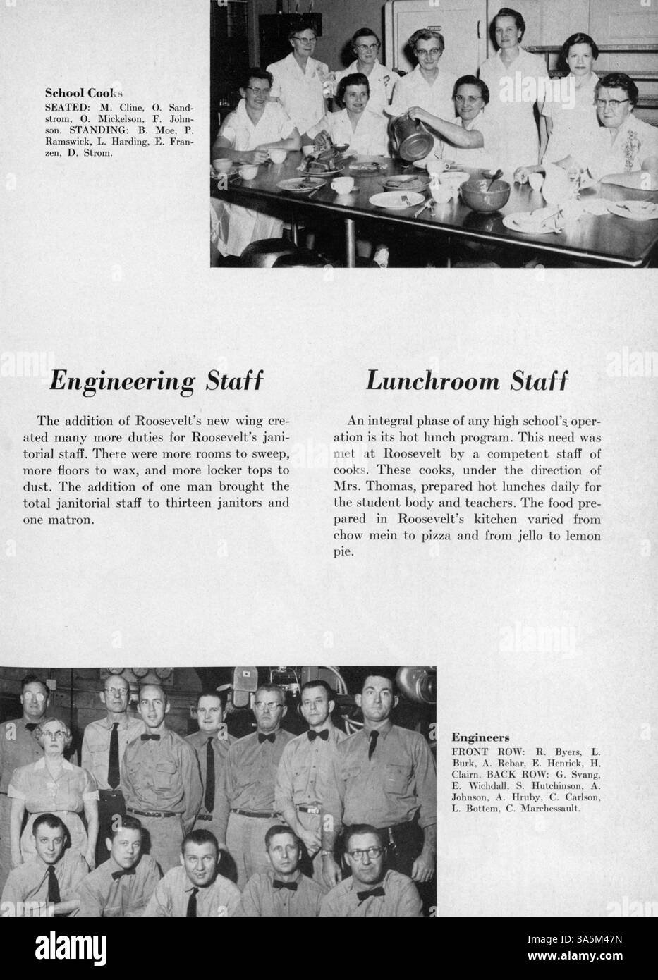 The 'Sagamore' yearbook of 1959 from Roosevelt High School features ...