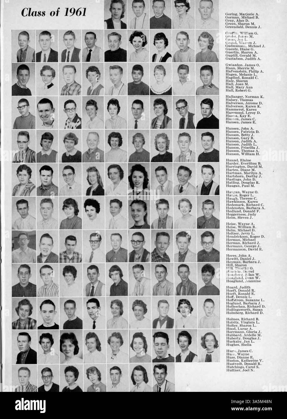 Documenting the events of the 1958 1959 school year hi-res stock photography and images - Alamy