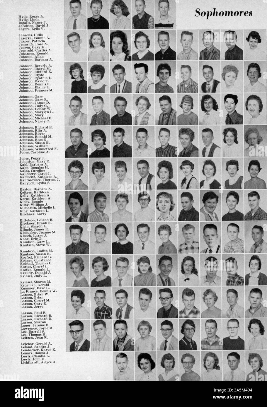 The 1959 'Sagamore' yearbook from Roosevelt High School documents the ...