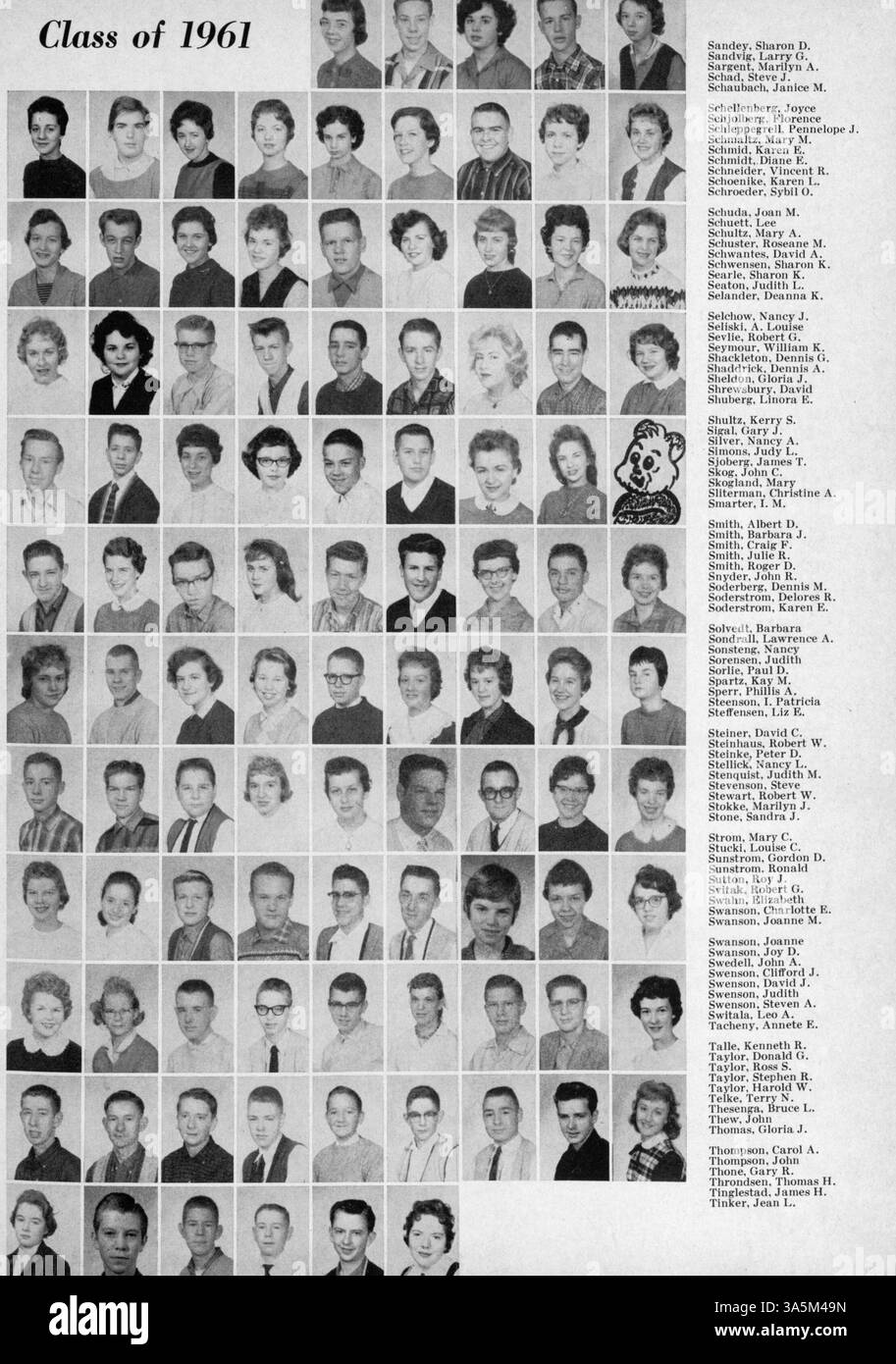 The 1959 'Sagamore' yearbook from Roosevelt High School provides a ...