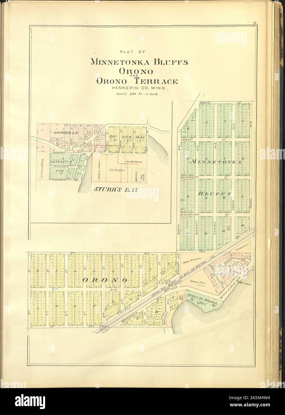 This Plat Book includes surveys detailing property boundaries, block ...