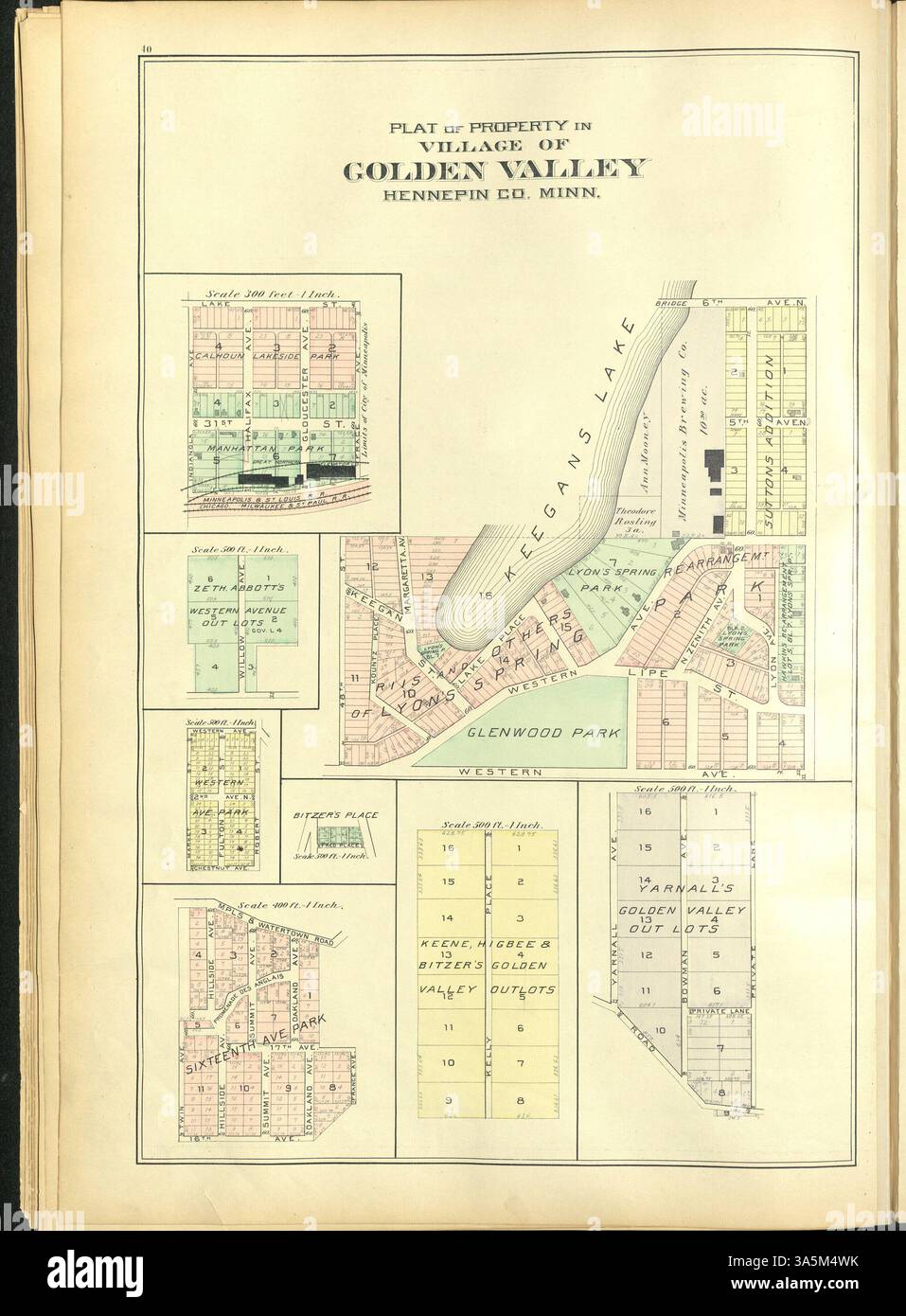 This plat book offers a detailed collection of surveys and plats for ...