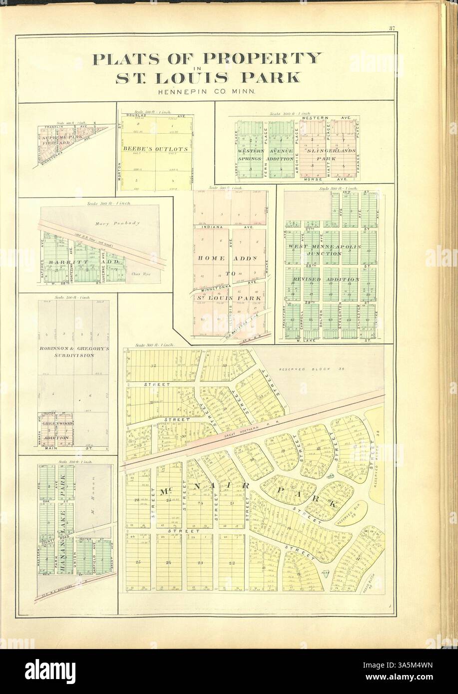 This plat book offers a thorough examination of Hennepin County’s land ...