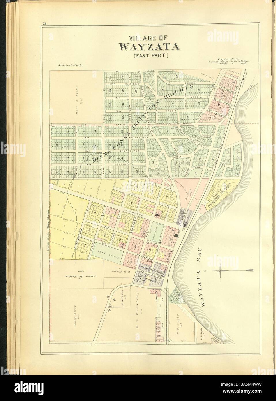 Provides detailed plats and surveys for Hennepin County, highlighting ...