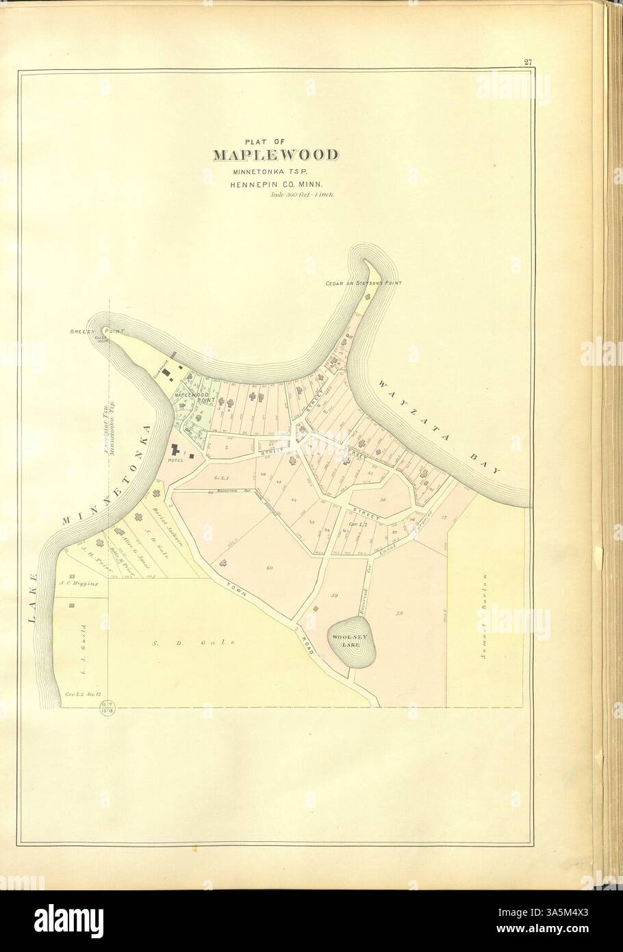 This Plat Book of Hennepin County, Minnesota contains detailed maps of ...