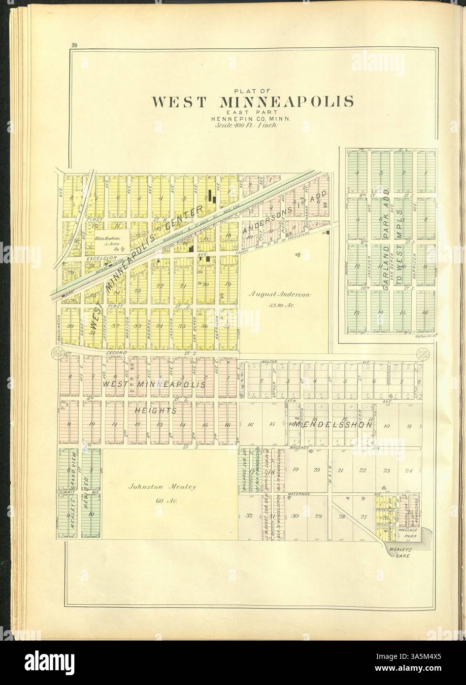 A comprehensive collection of surveys and plats of Hennepin County ...