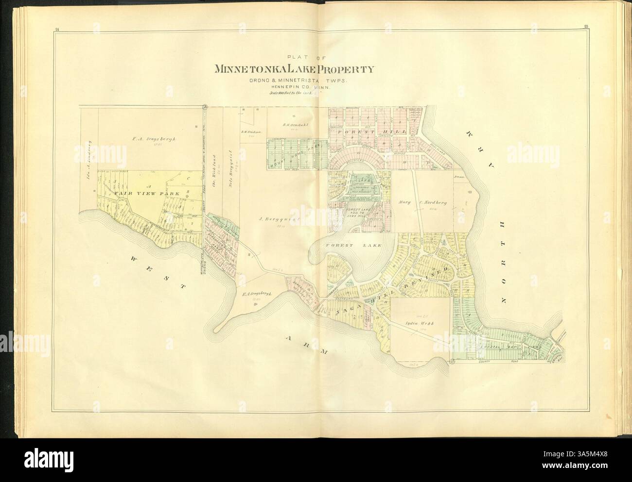 This plat book of Hennepin County, Minnesota provides an in-depth look ...