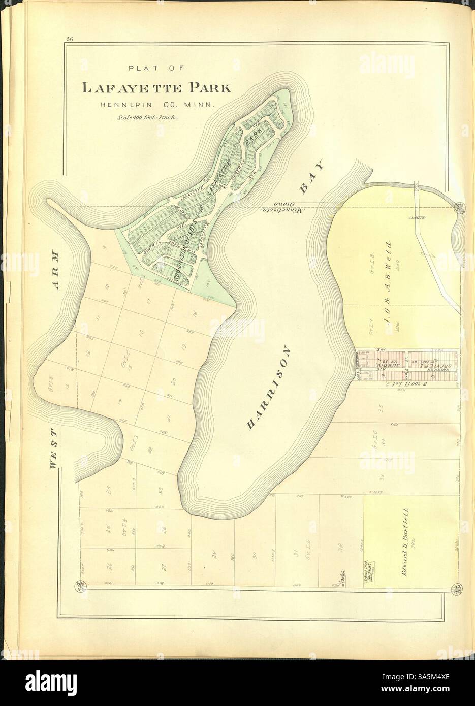 This plat book features detailed surveys and plats of Hennepin County ...