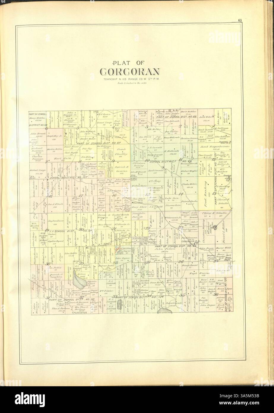 Complete surveys and plats for Hennepin County, detailing property ...