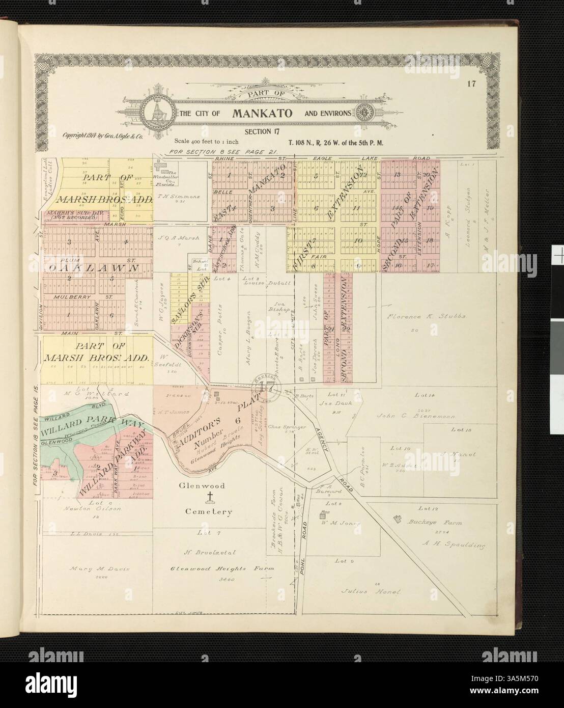 This atlas includes detailed maps of Blue Earth County’s cities ...