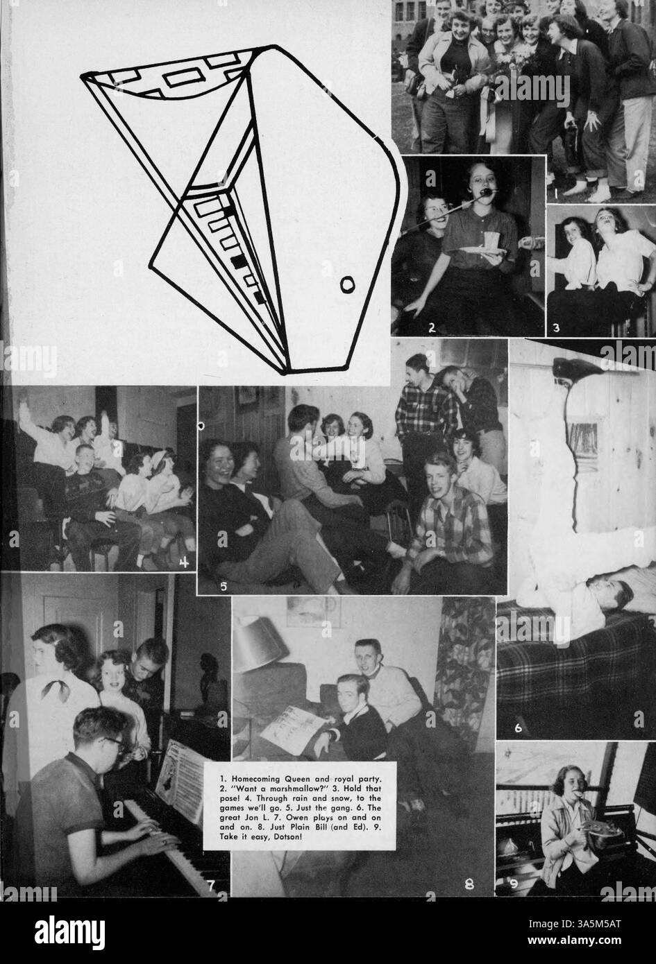 The 'Bisbila '52' yearbook showcases the 1951-1952 school year at ...