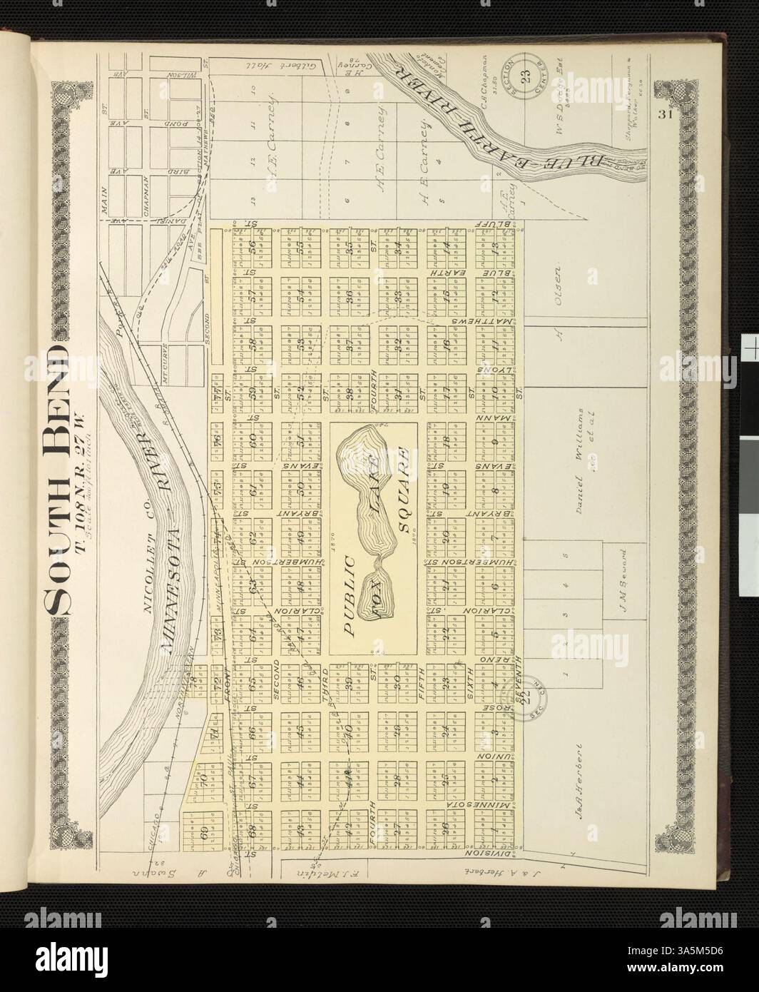 The 'Standard Atlas' provides a detailed look at Blue Earth County ...