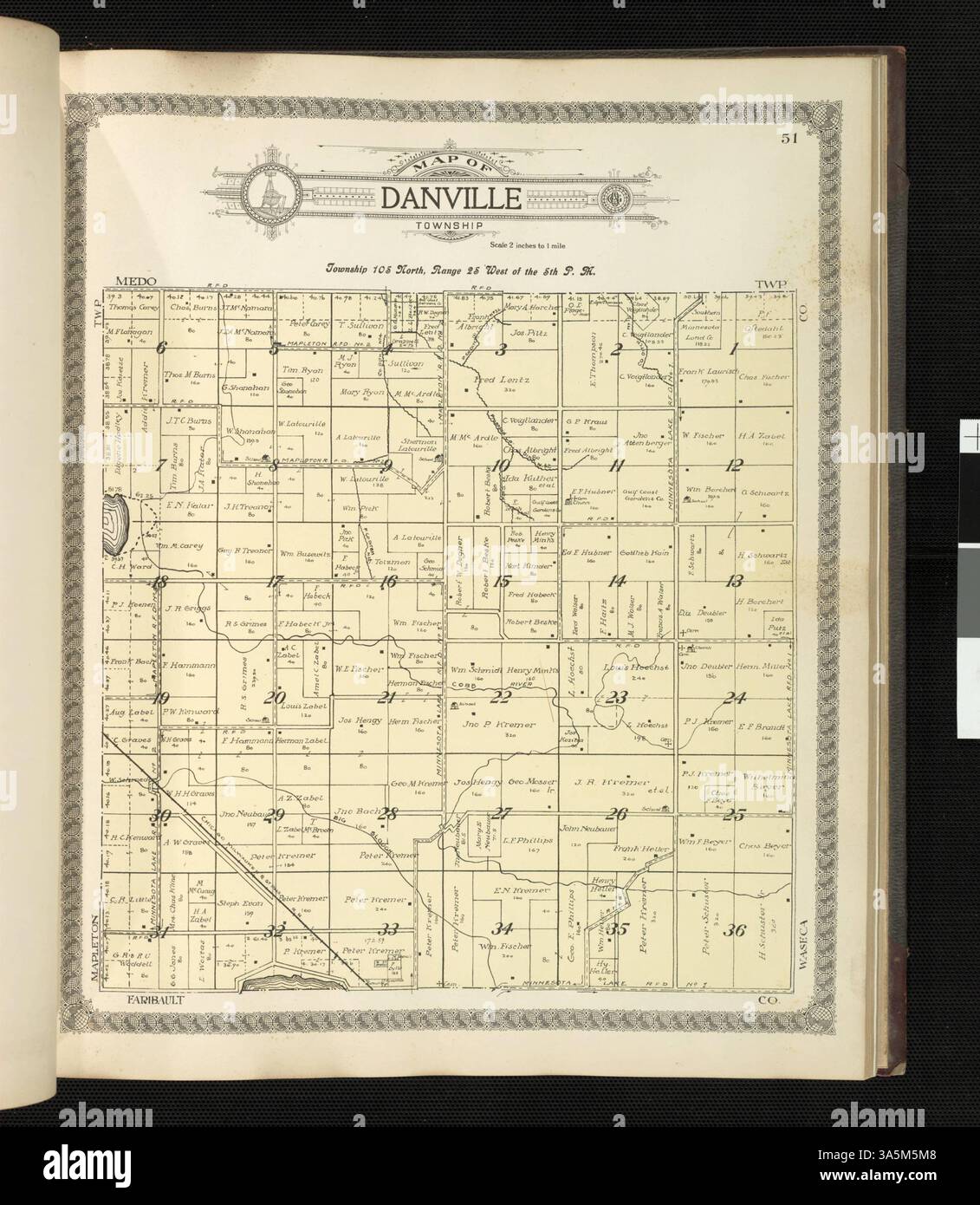 The 'Standard Atlas' features maps of Blue Earth County’s villages ...