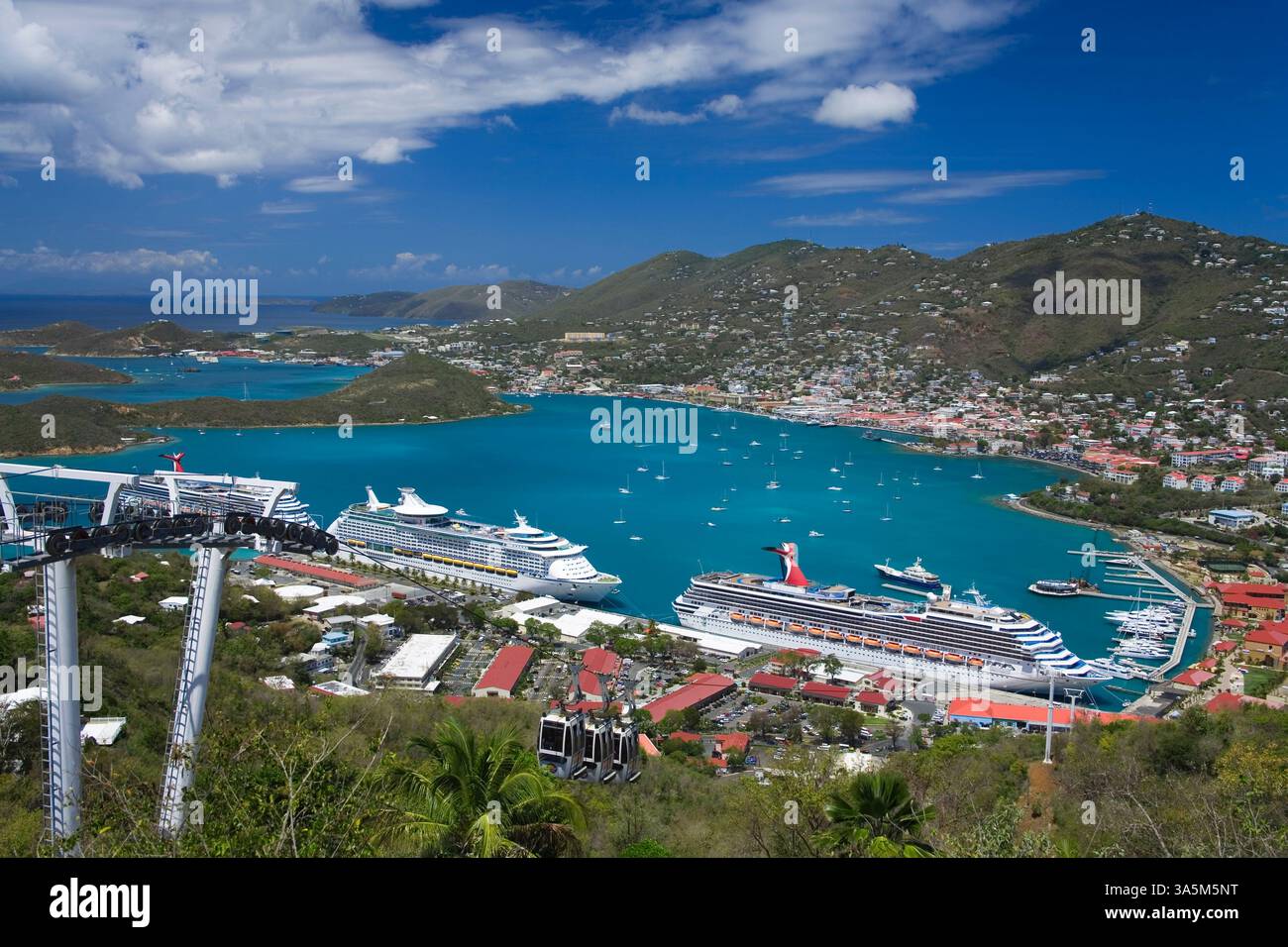 Havensight Cruise Ship Terminal, City of Charlotte Amalie, St. Thomas ...