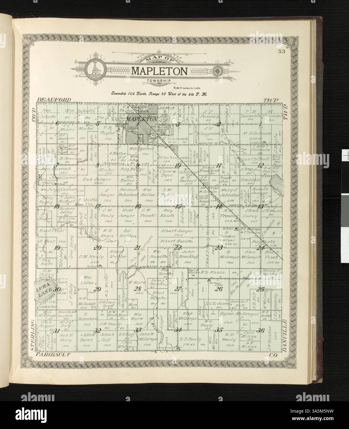 This 'Standard Atlas' includes detailed maps of Blue Earth County’s ...