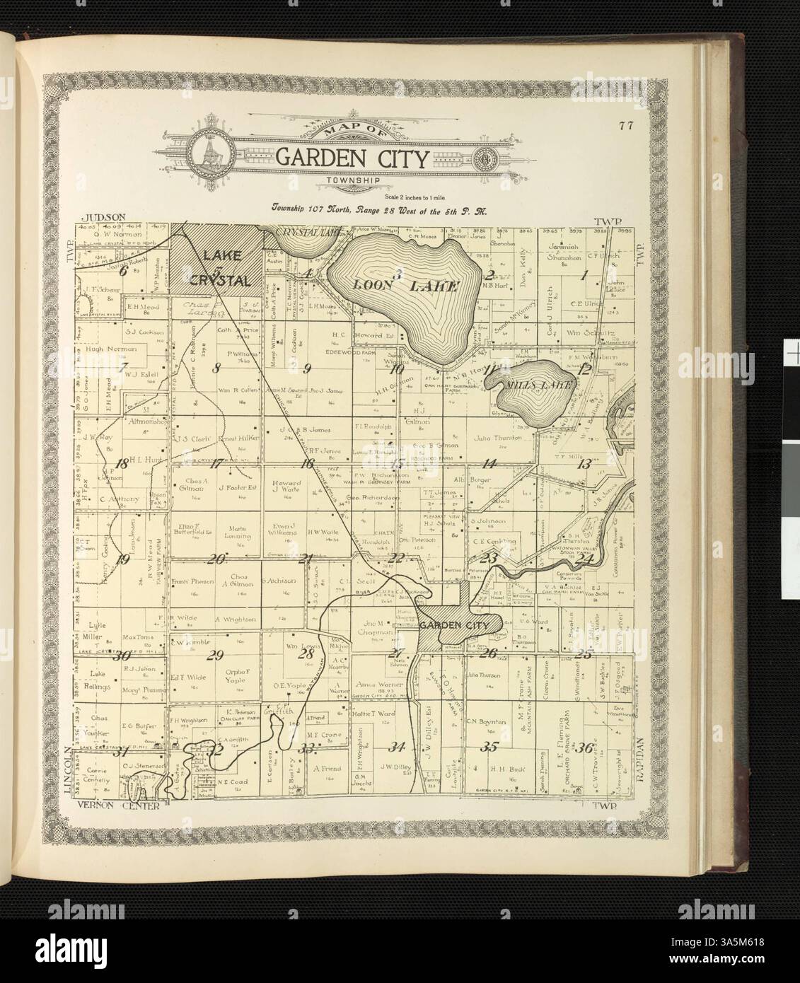 This comprehensive atlas of Blue Earth County includes maps of ...