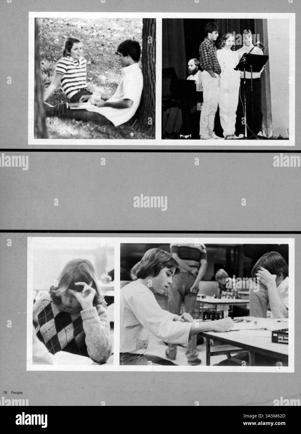 The 1982 antler yearbook from minnehaha academy captures the eve hi-res ...
