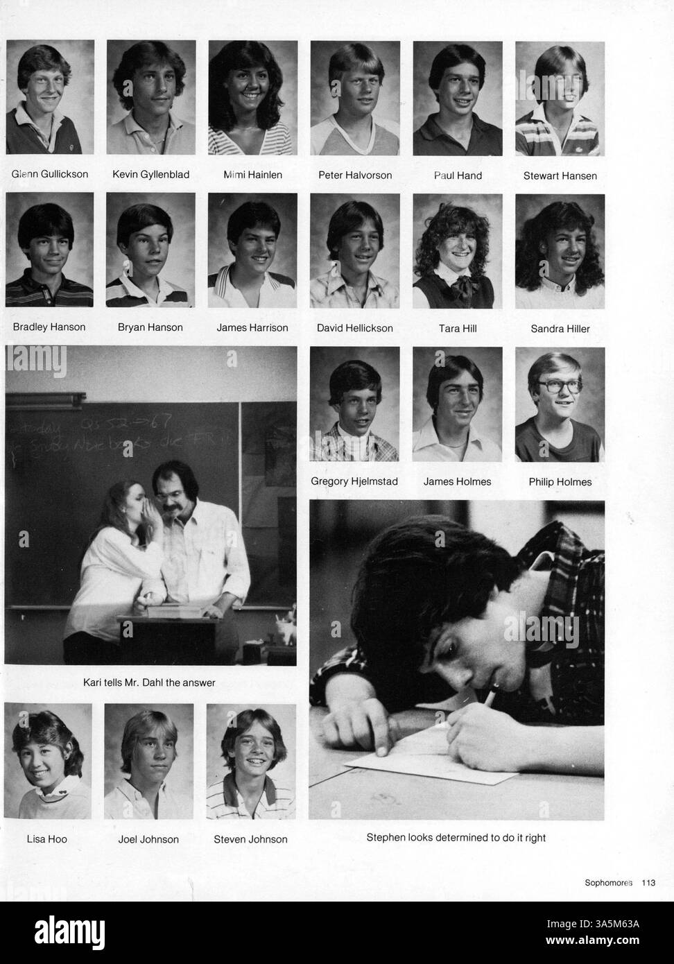 The 1982 Antler Yearbook from Minnehaha Academy captures student life ...