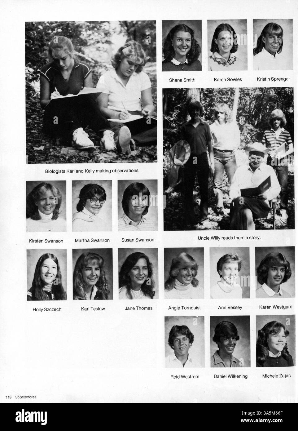Extracurricular events of the 1981 1982 school year hi-res stock ...
