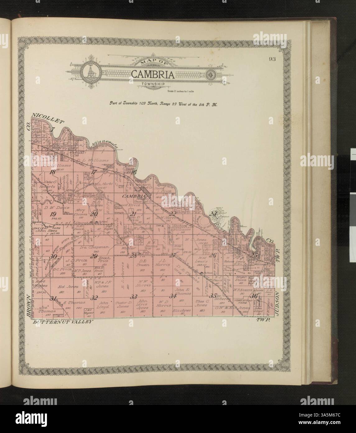 The 'Standard Atlas of Blue Earth County' provides plat maps of ...