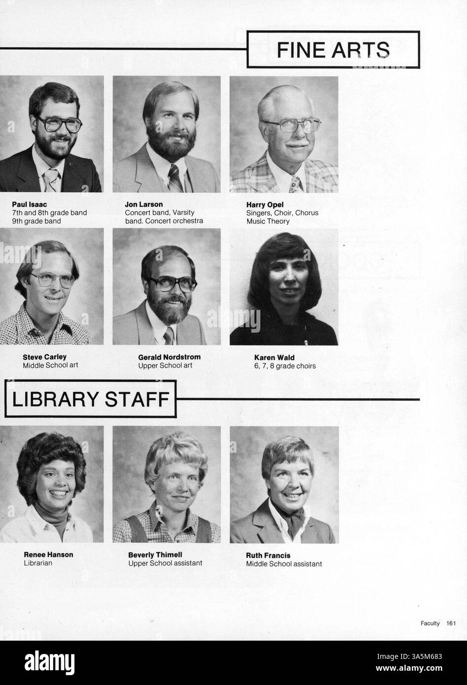 The 1982 antler yearbook from minnehaha academy captures the 198 hi-res ...