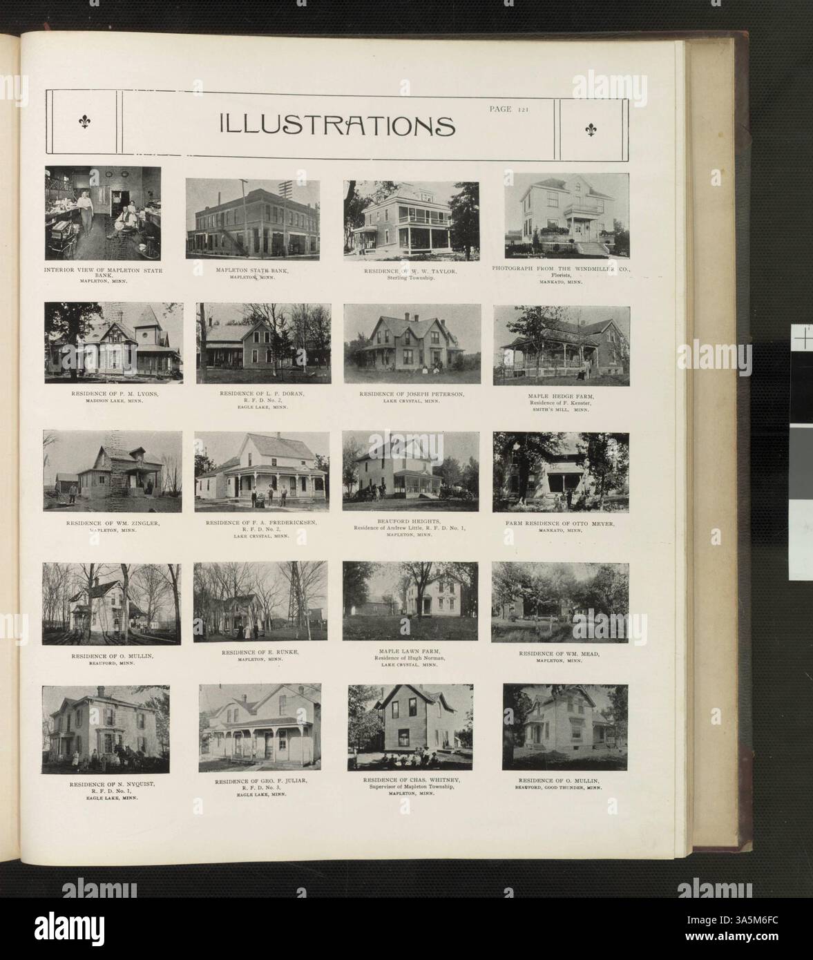 The 'Standard Atlas of Blue Earth County' features detailed maps of its ...