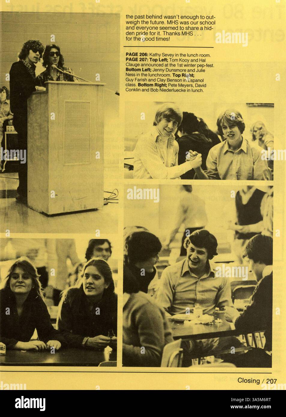 The 1980 voyageur yearbook documents student life at minnetonka high hi ...