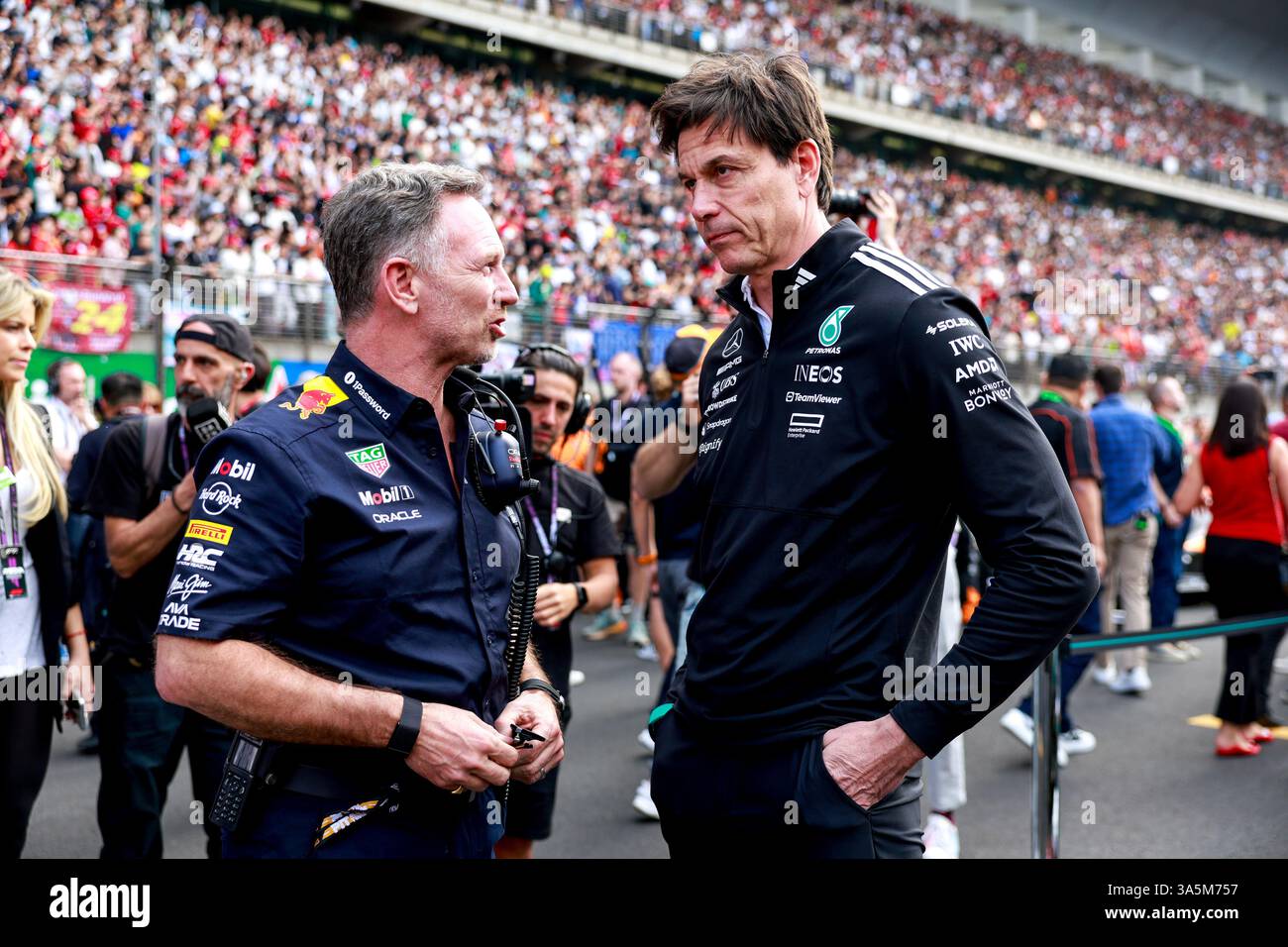 Toto wolff christian horner 2025 hi-res stock photography and images - Alamy