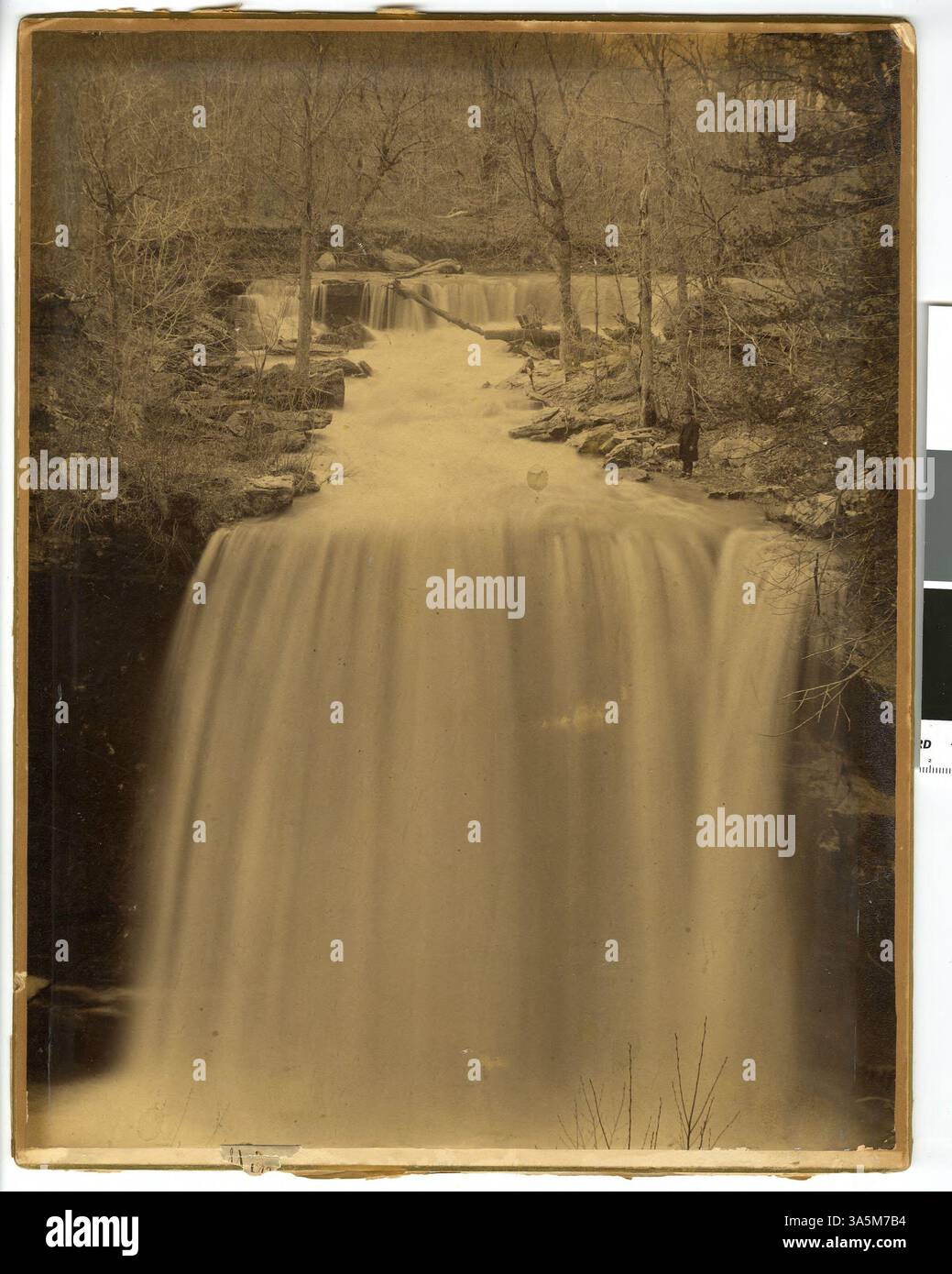 Minneopa Falls is captured here in Minneopa State Park near Mankato ...