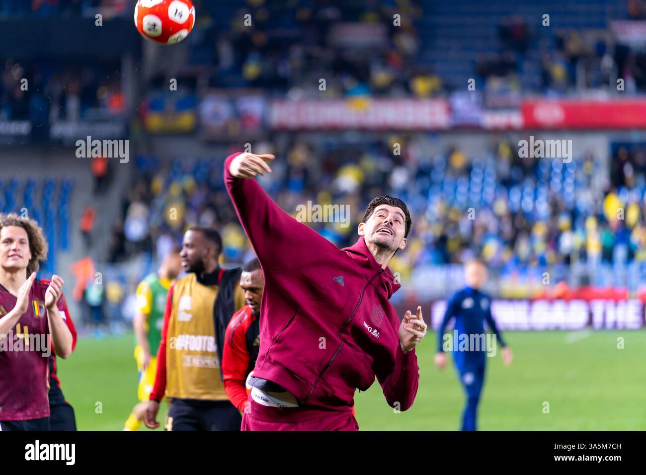 Genk, Belgium. 23rd Mar, 2025. GENK, BELGIUM - MARCH 23: Thibaut ...