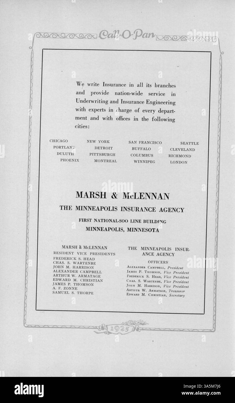 Chronicles the 1924 1925 school year at blake school hi-res stock photography and images - Alamy