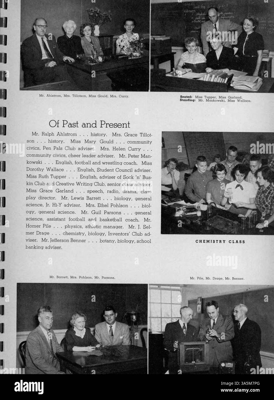 The 1951 edition of the Edison Yearbook, Wizard, documents the students ...