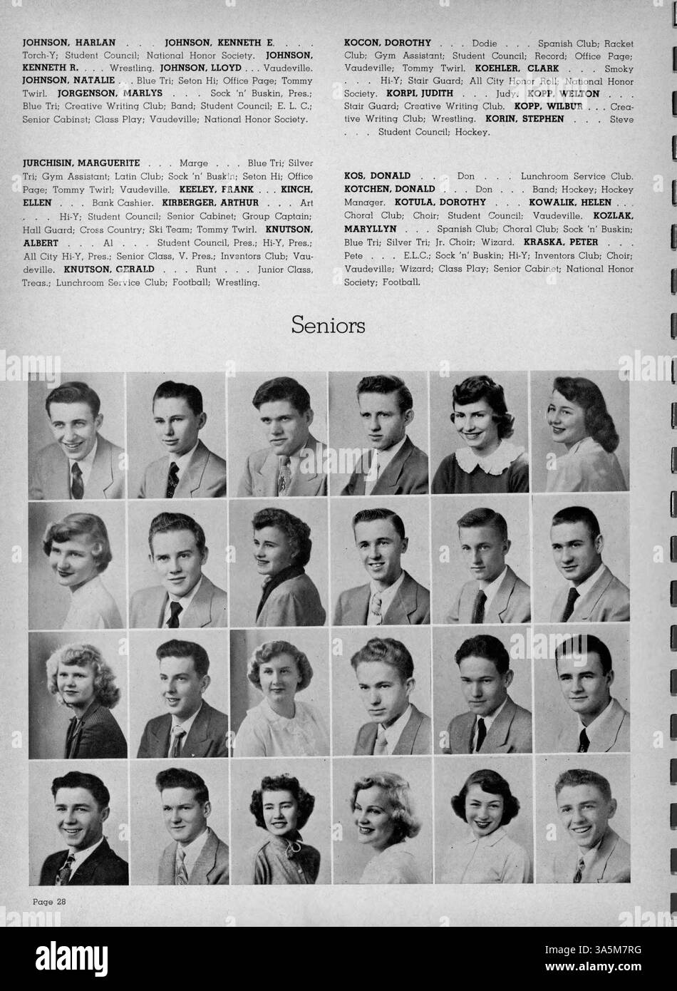 This high school yearbook from 1950-1951 captures key moments in ...