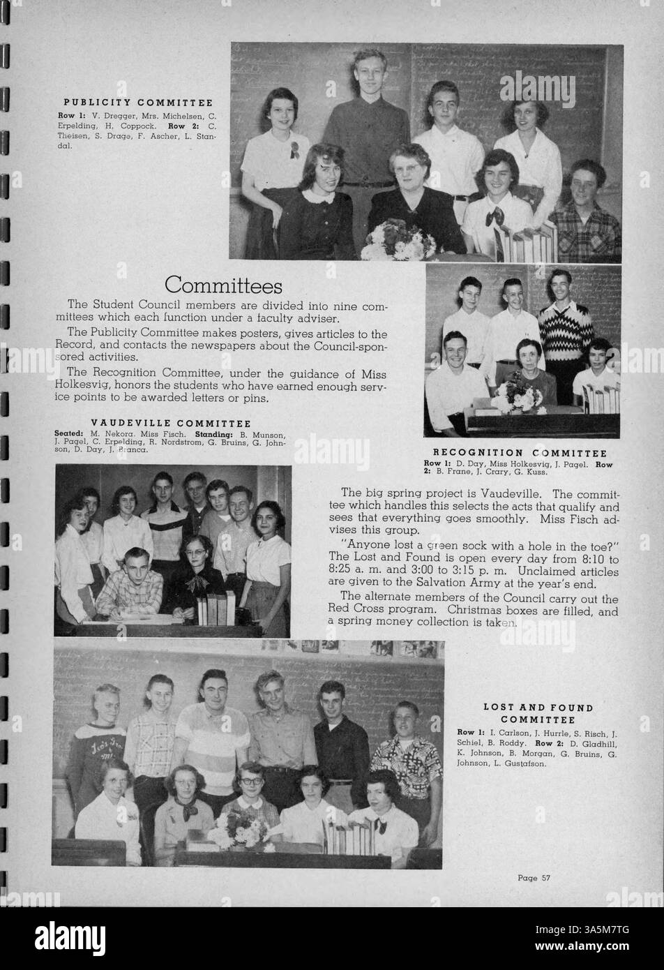 This 1951 yearbook from Edison High School, known as the 'Wizard ...