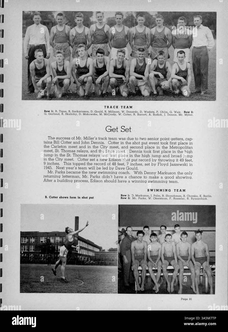 The 'Wizard' yearbook from 1951 offers a detailed visual record of ...