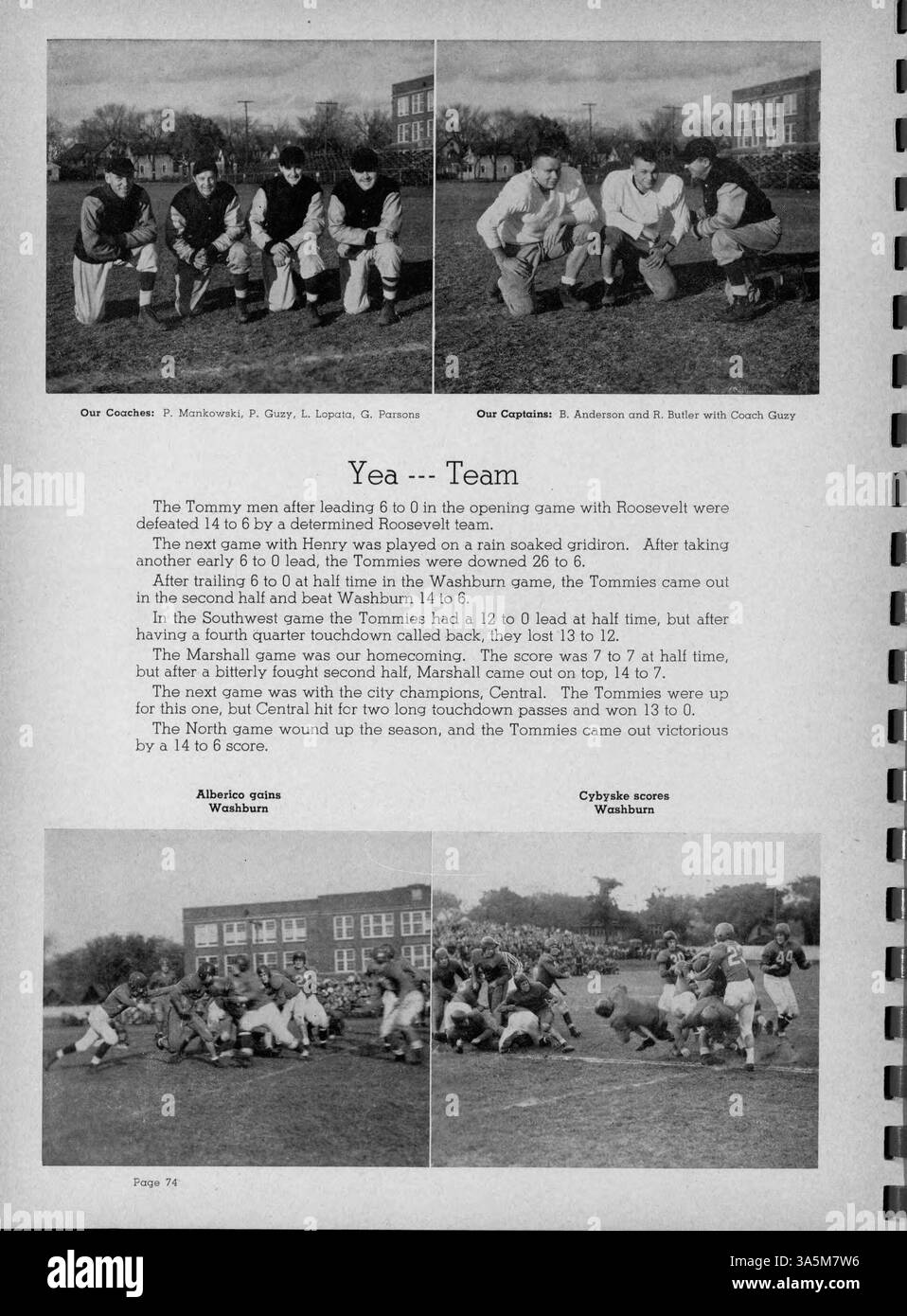 The 1951 'Wizard' yearbook from Edison High School showcases student ...