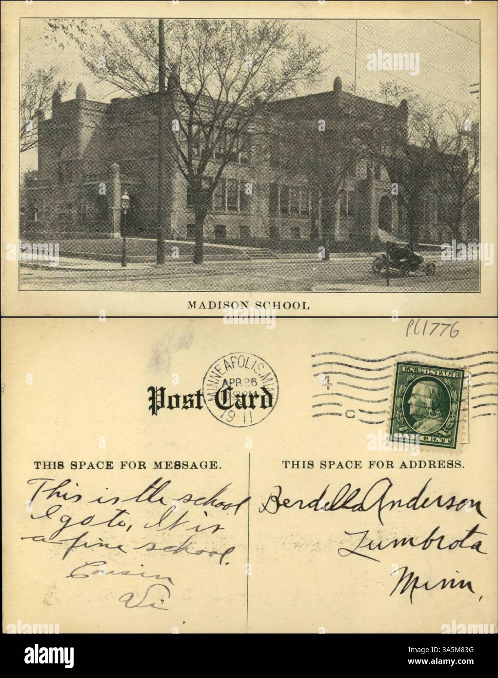 The Madison School, shown in this historical photograph, is noted as a ...