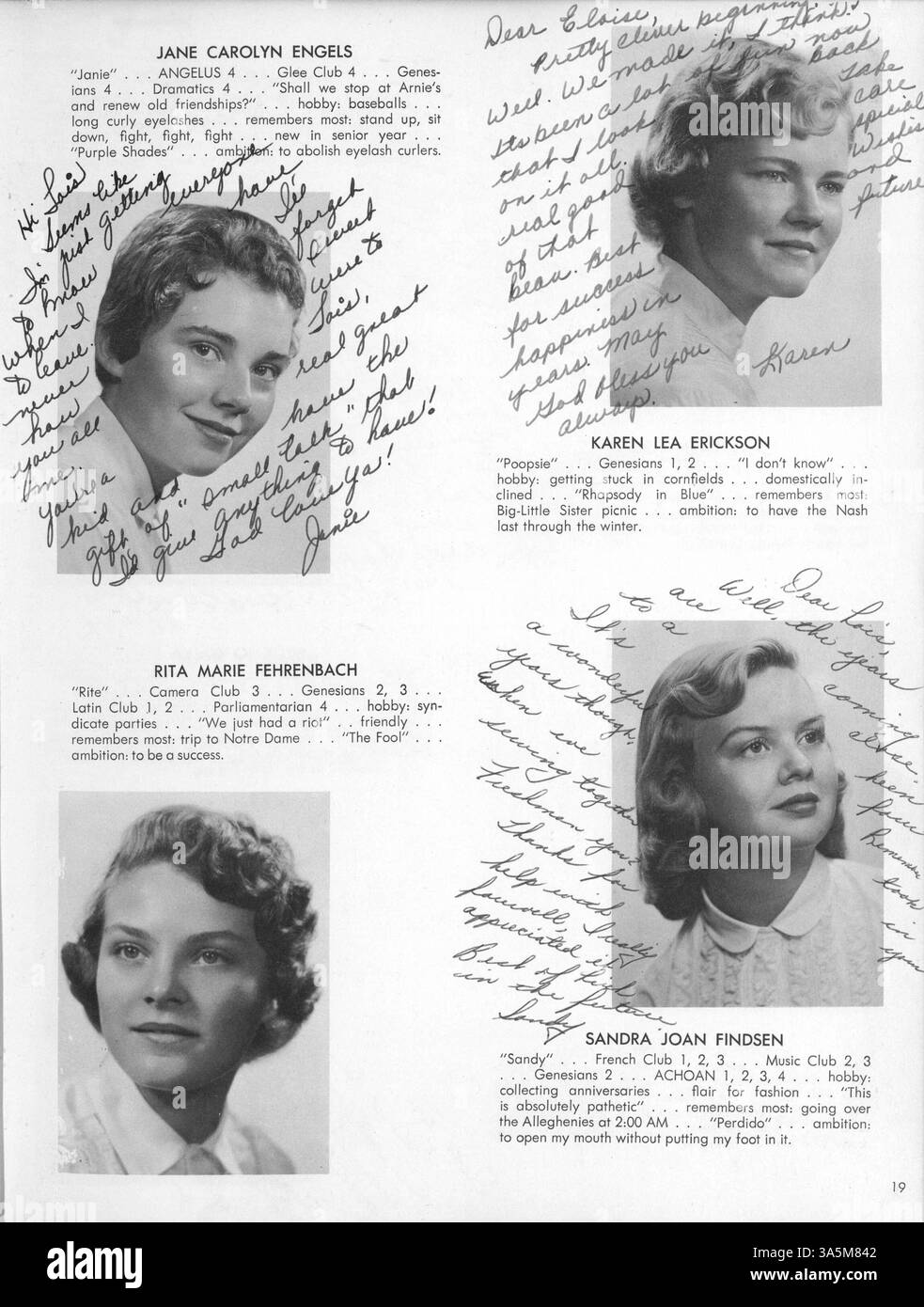 The 1957 Angelus yearbook from the Academy of Holy Angels highlights ...