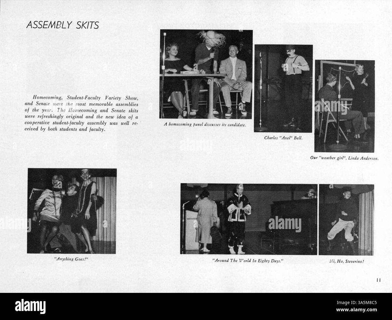 The Bisbila 1958 yearbook from University High School documents the ...
