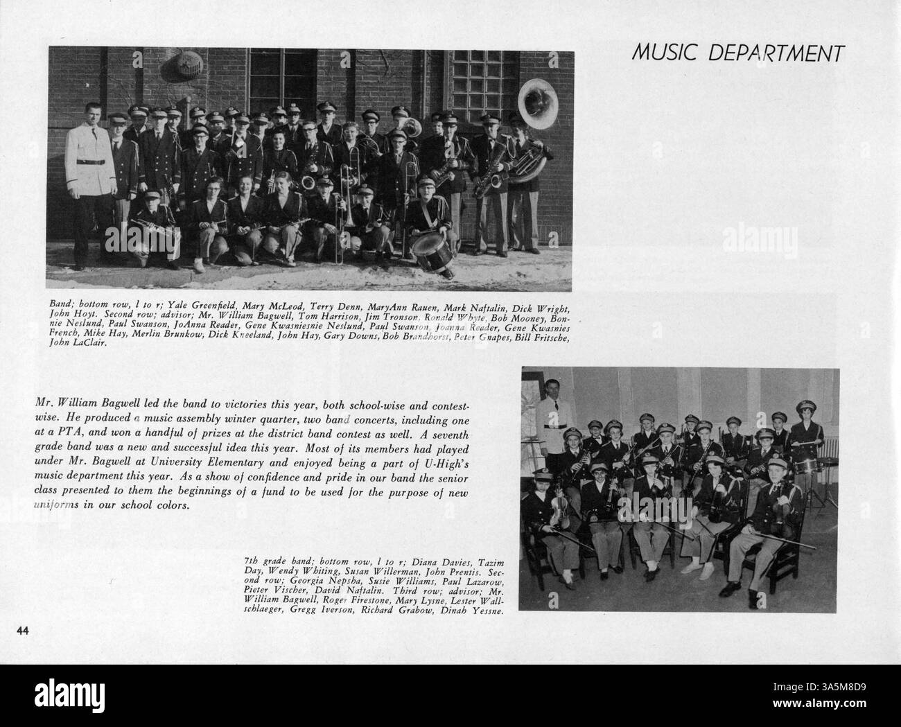The Bisbila 1958 yearbook from University High captures the major ...